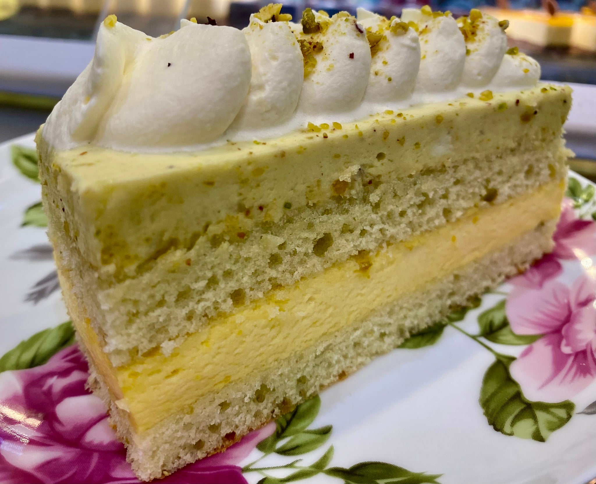 Mango Pistachio Mousse Slice – Via Dolce